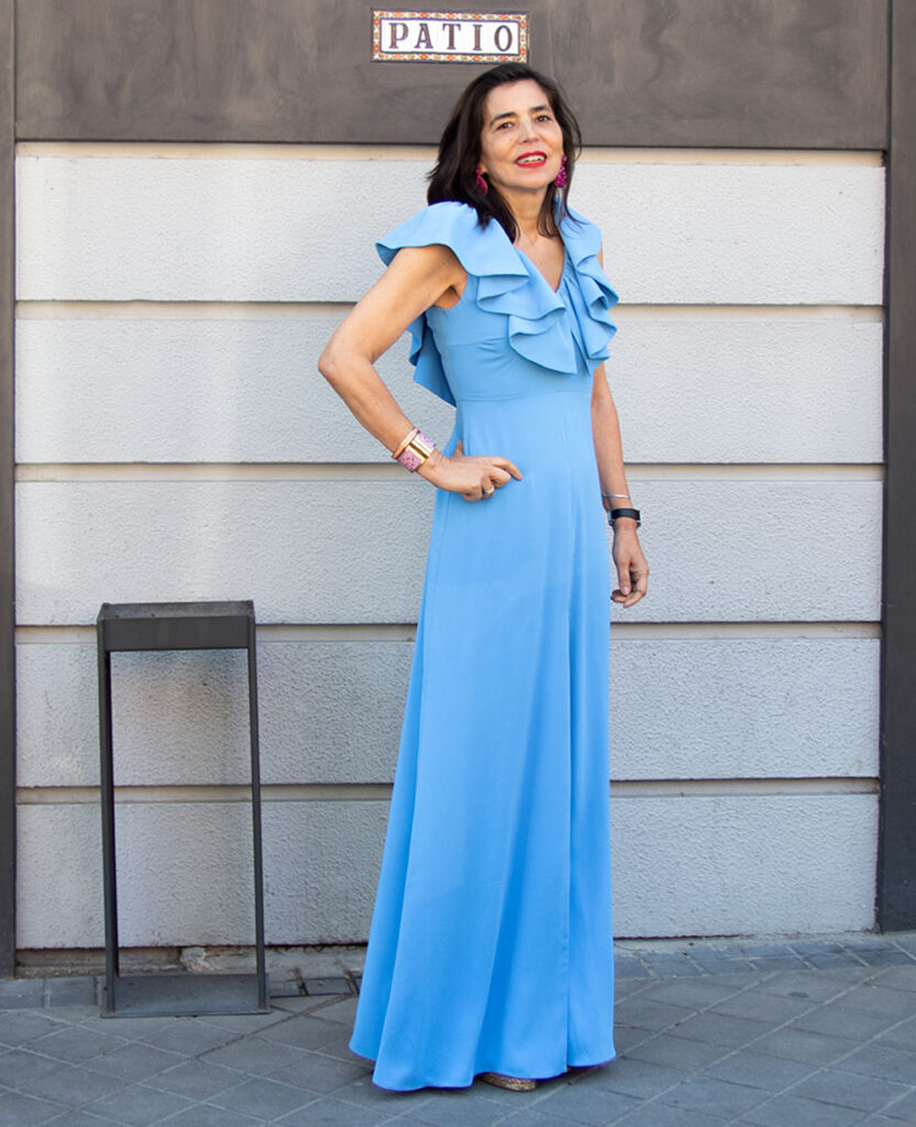 Vestido Nina azul cielo - Barri Twice