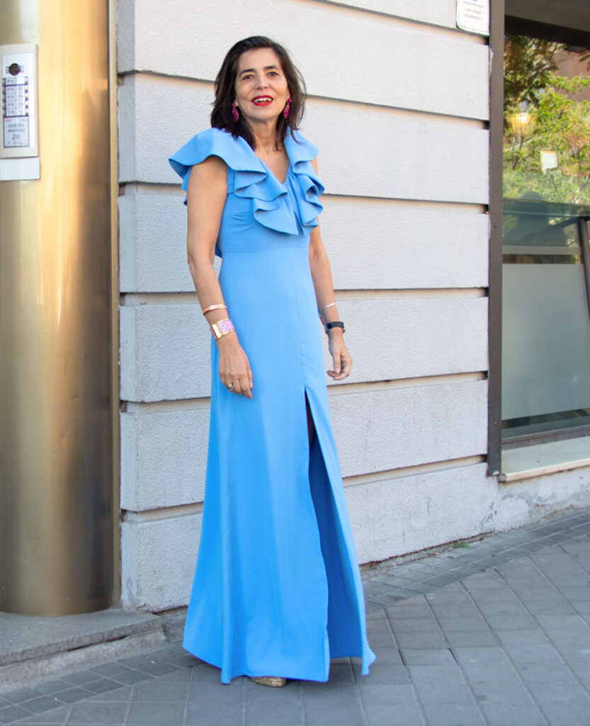Vestido Nina azul cielo - Barri Twice